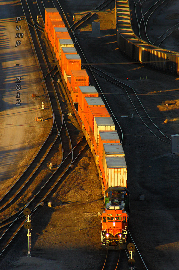 Westbound BNSF Yard Job Train
